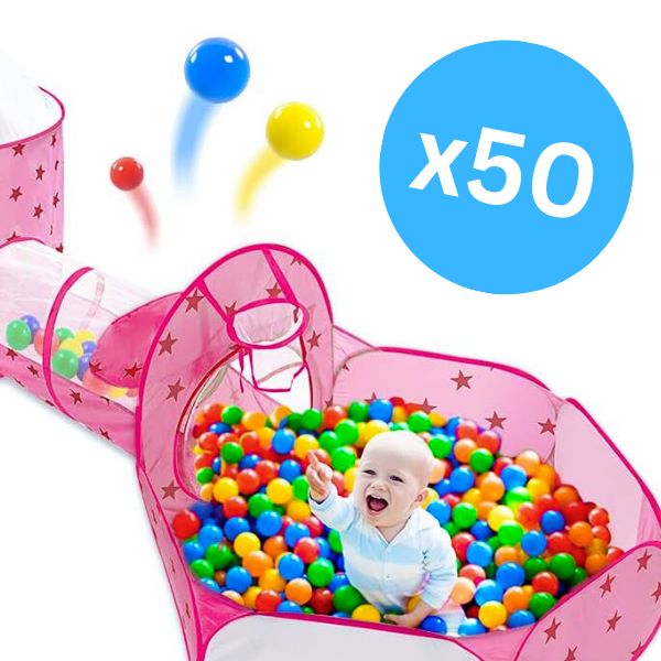 Palline di plastica colorate (50pz) | DIVEBALLS – Toprabat.it